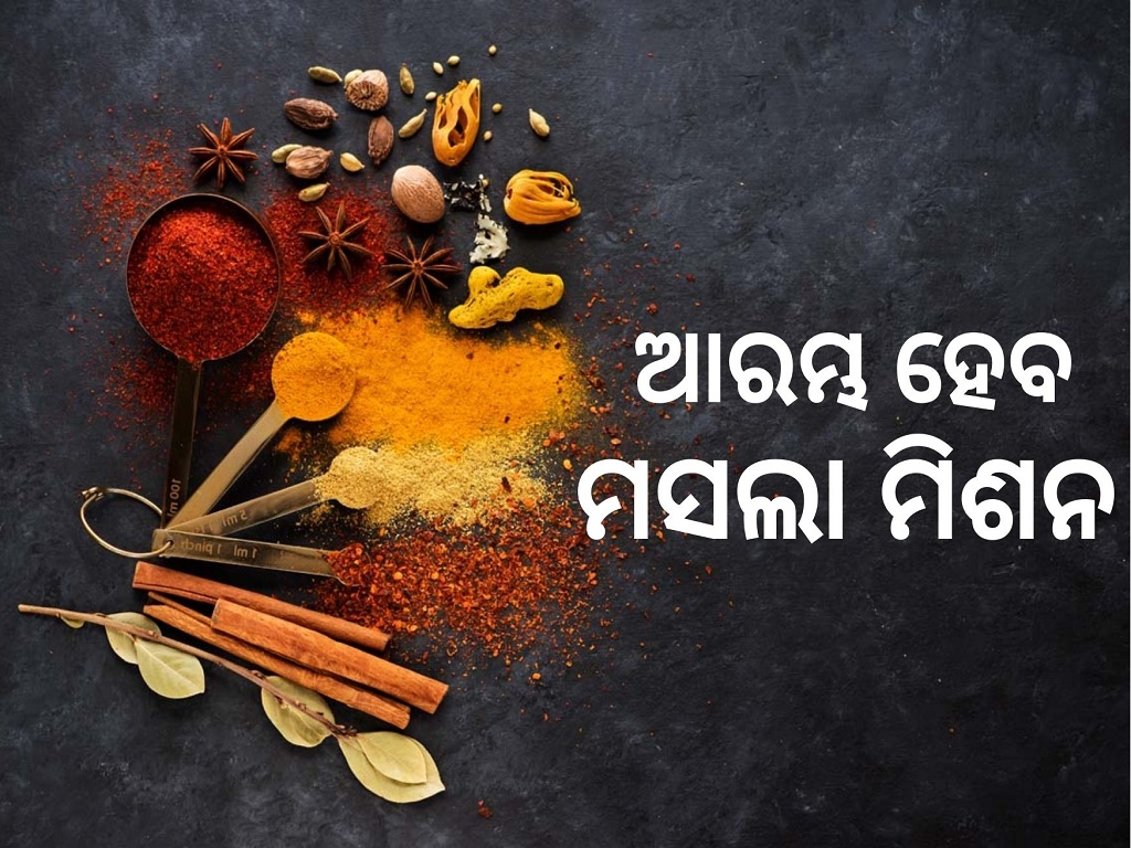ରାଜ୍ୟ ମସଲାକୁ ଆହୁରି ମହକାଇବାକୁ ପ୍ରୟାସ - spice mission will be set up in ...